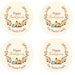 Printable Thanksgiving Treat Gift Tags, Thanksgiving Circle Tags ...