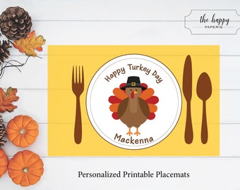 Turkey Placemats - Etsy