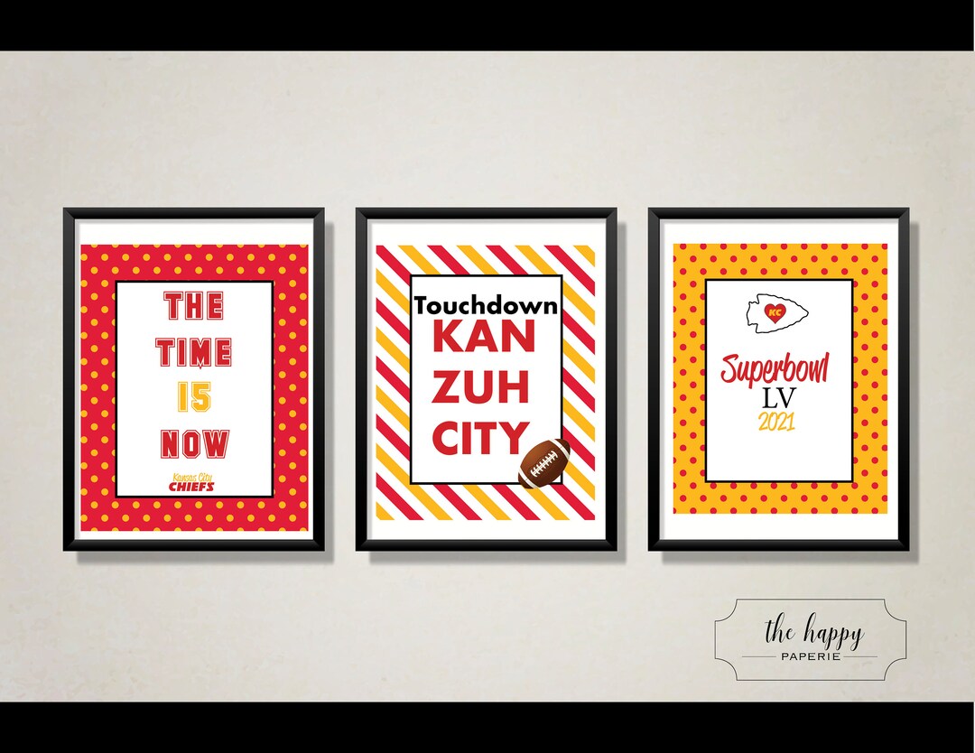 Kansas City Chiefs Printable Signs - Etsy
