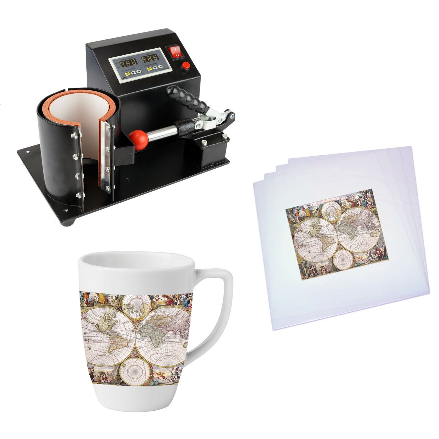 100 Sheets A4 Sublimation Heat Transfer Paper for Specialty Printing 8 ...