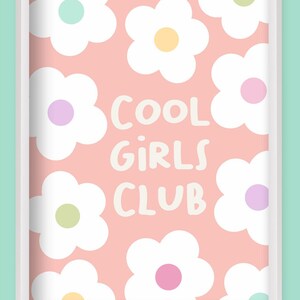 Cool Girls Club Set - Colourful Nursery Prints, Girls Bedroom Decor ...