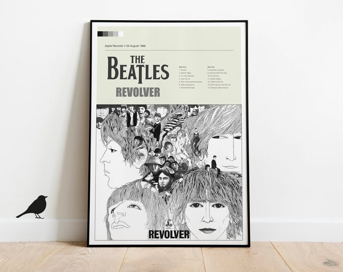 Beatles Ultra Rare Alternate Revolver 1966 Cover LP Vinyl Album Lennon ...
