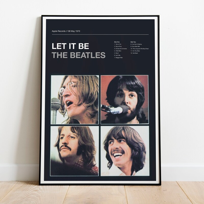 Let It Be Beatles - Etsy