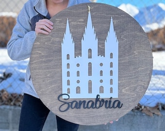 Sign Lds Temple - Etsy