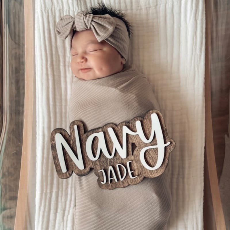 Baby Name Sign - Etsy