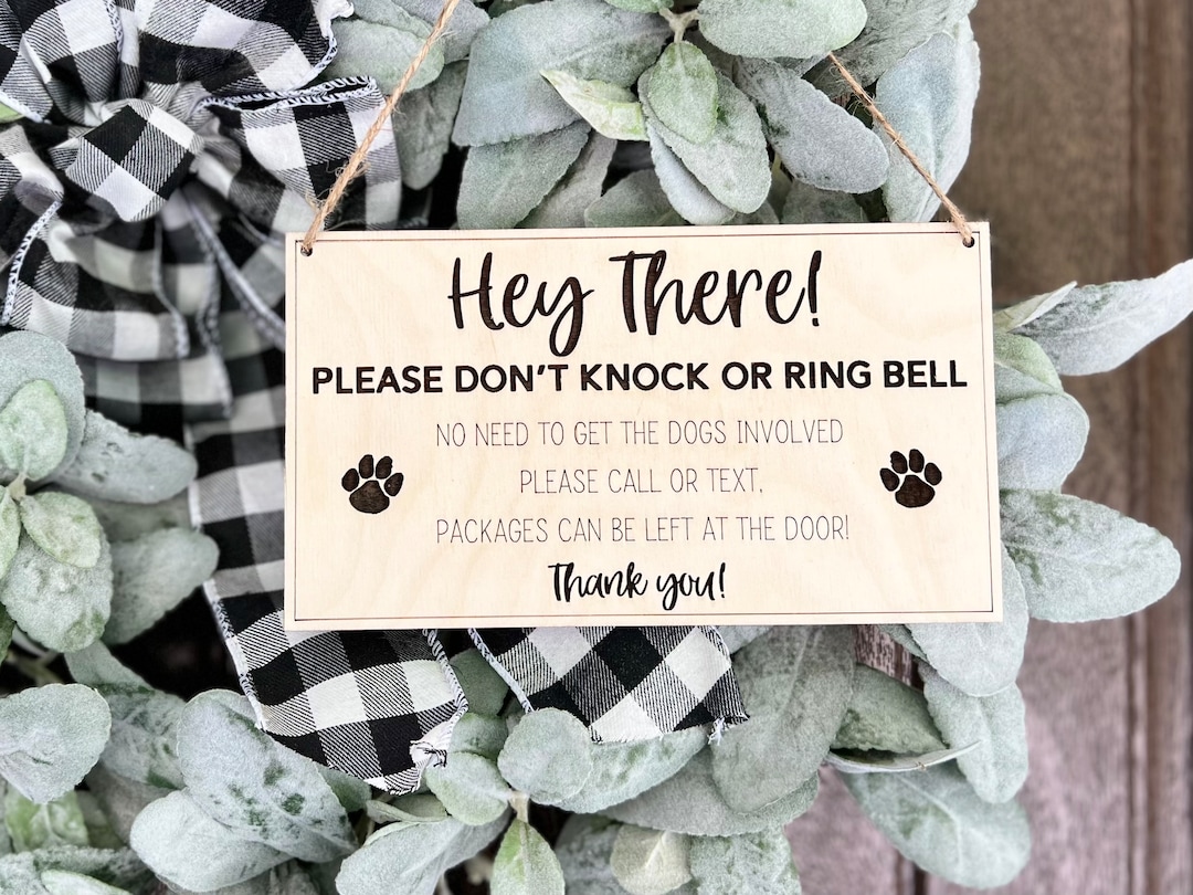 Dogs Involved Sign | Baby Sleeping Sign | Door Hanger | Wreath Sign ...
