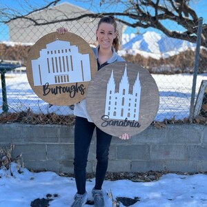 3D Temple Signs LDS Temple Sign Mormon Temple 3D Sign - Etsy