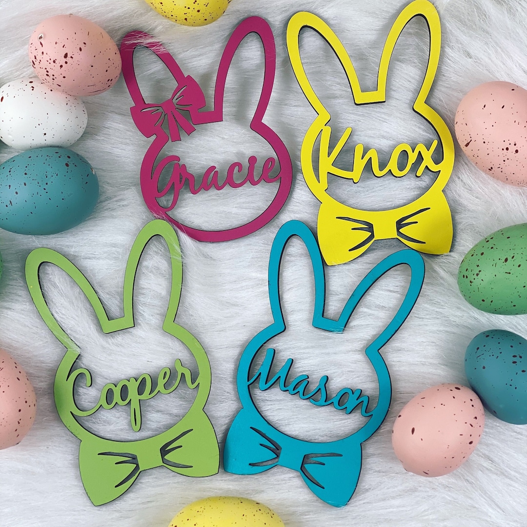 Easter Tags | Custom Easter Basket Tag | Customized Easter Tag | Easter ...