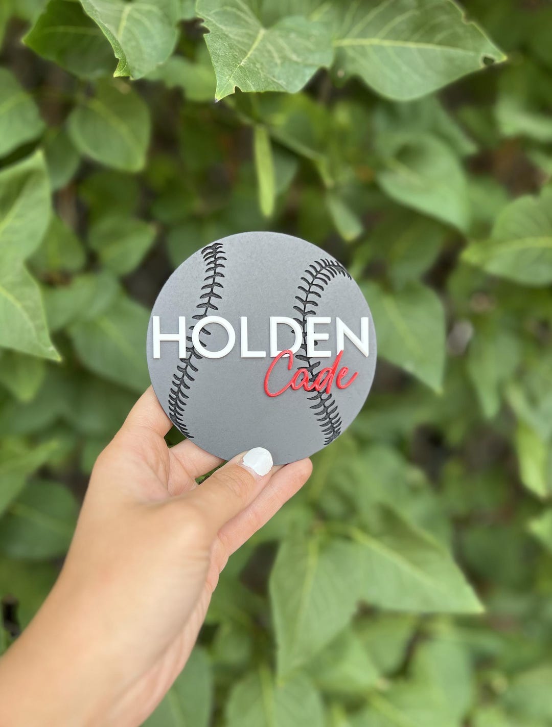 Baseball Birth Sign Sports Baby Announcement Sign - Etsy
