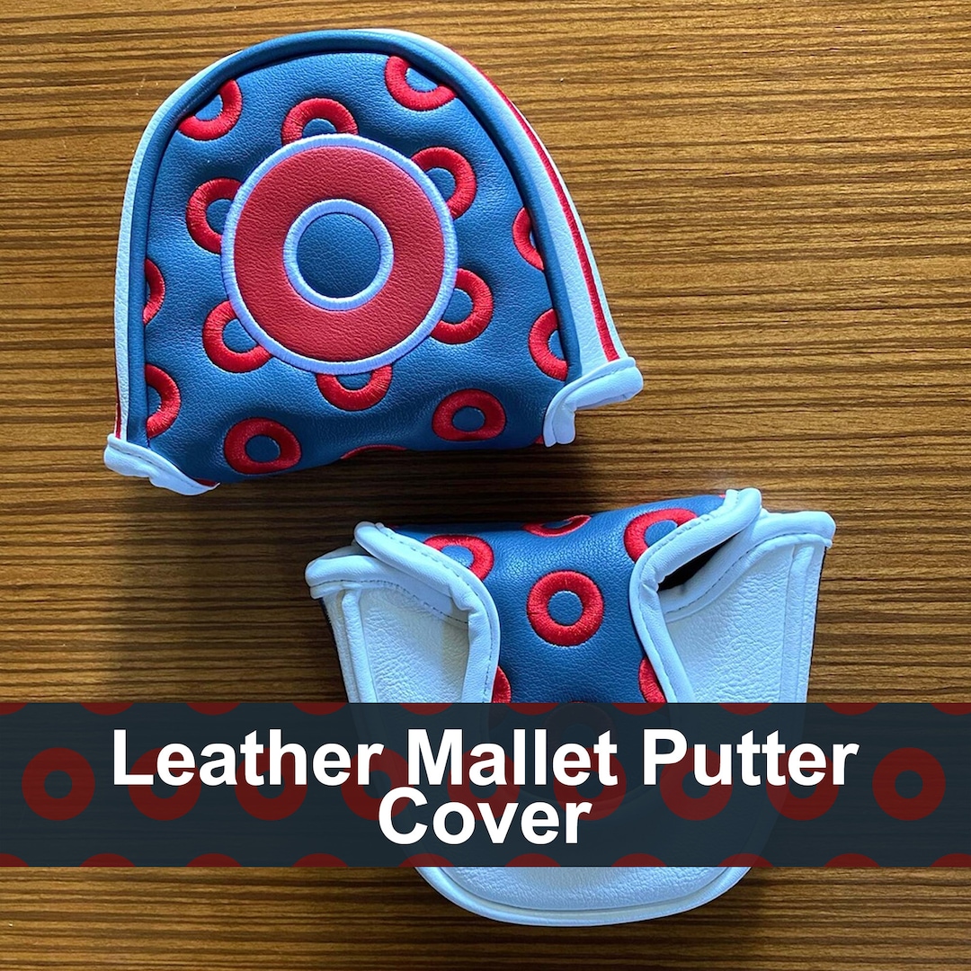 Phish Donut Leather Golf Mallet Putter Head Cover – Unique Gift for ...