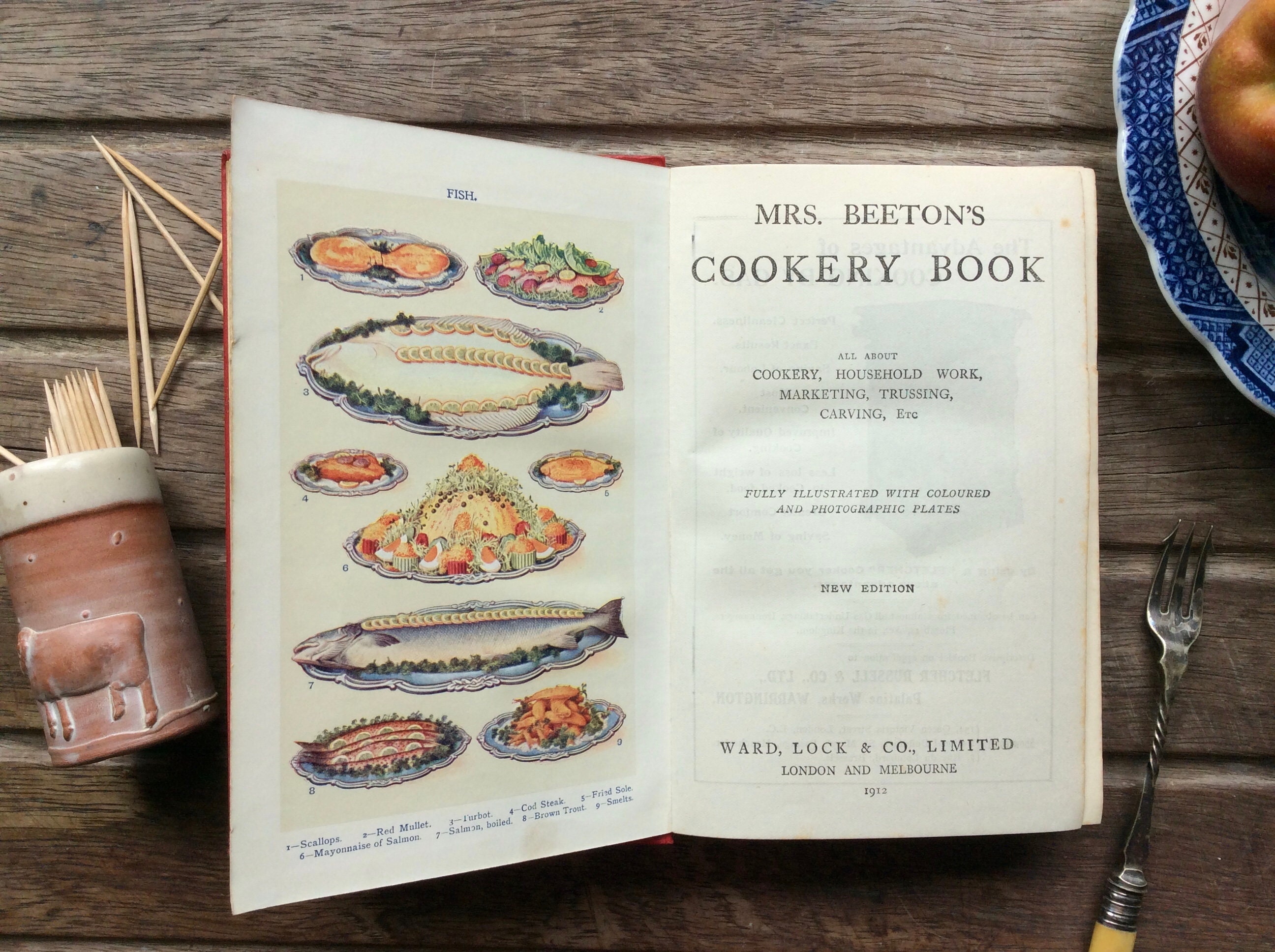 Antique Recipe Book Mrs Beeton's Cookery Book 1912 | Etsy
