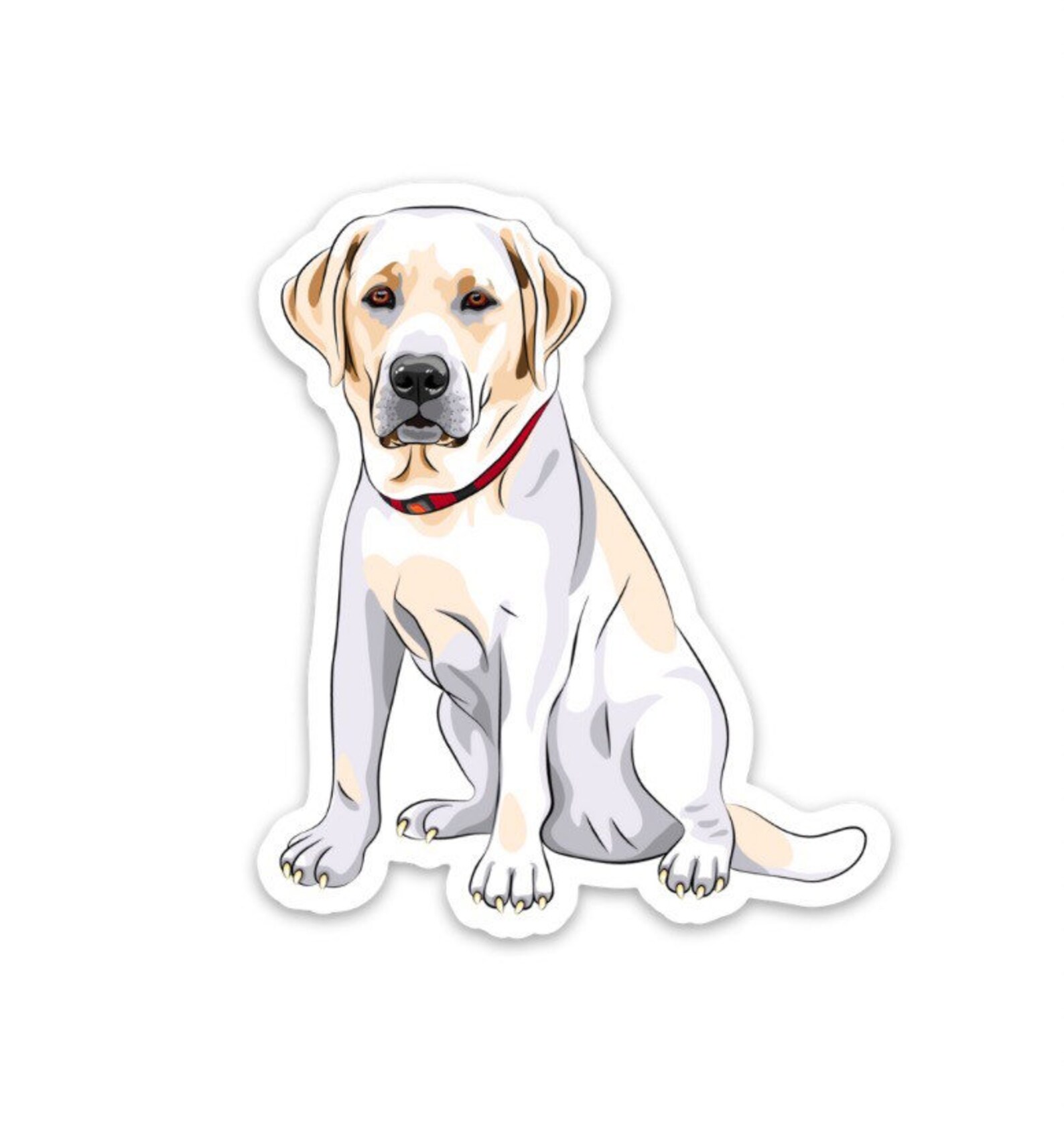 Labrador Retriever Sticker dog Breed Sticker | Etsy