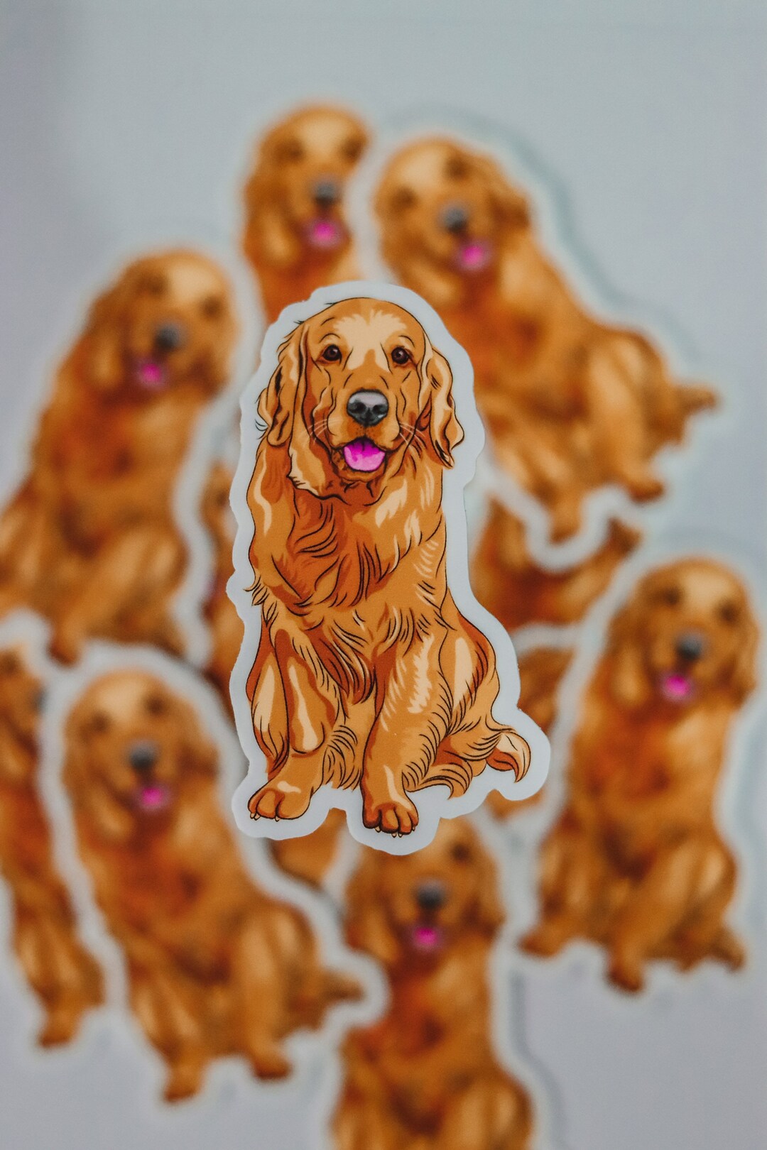 Golden Retriever Dog Breed Sticker - Etsy
