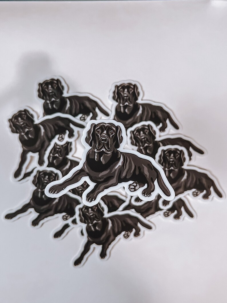 Labrador Retriever Sticker dog Breed Sticker - Etsy