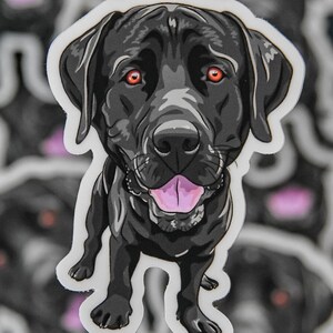 Labrador Retriever Sticker dog Breed Sticker | Etsy