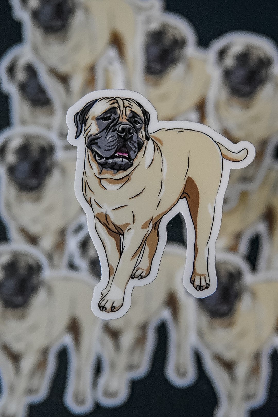Mastiff Sticker (dog Breed Sticker) - Etsy