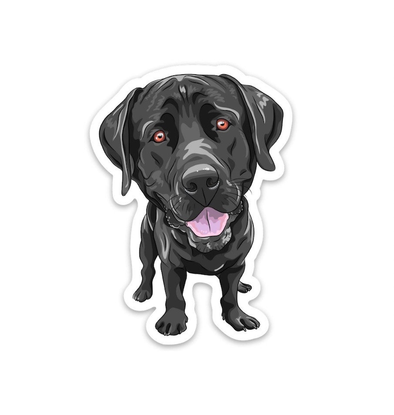 Labrador Retriever Sticker dog Breed Sticker - Etsy