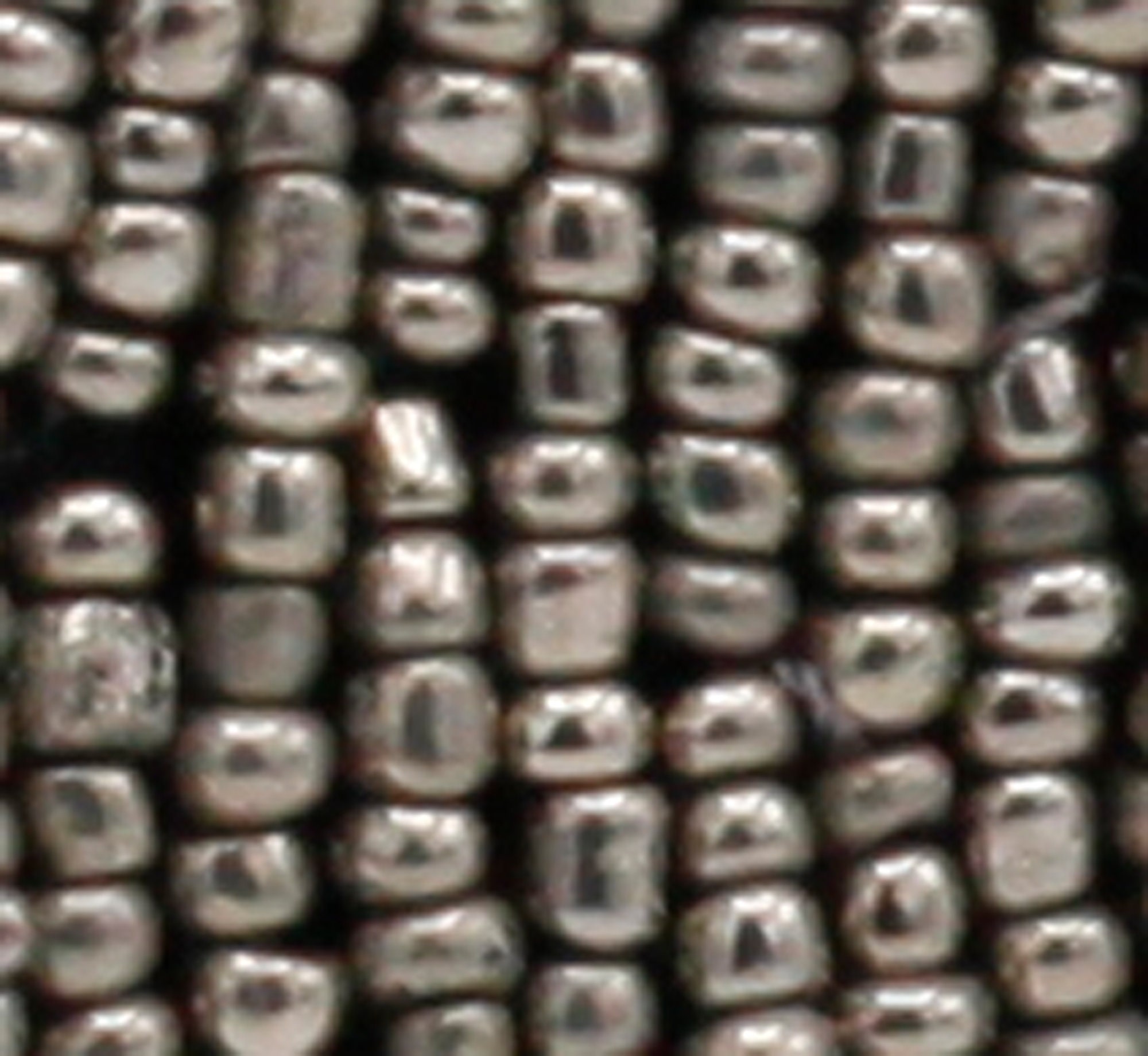 Metallic Silver and Pewter With Geometric Pattern Large | Etsy