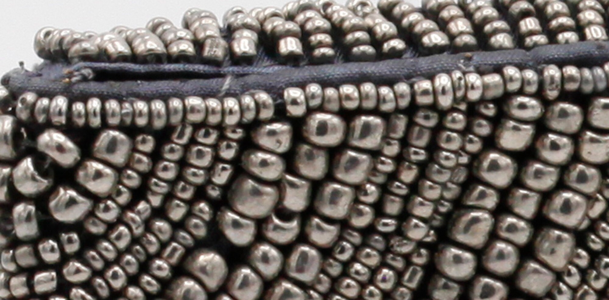 Metallic Silver and Pewter With Geometric Pattern Large | Etsy