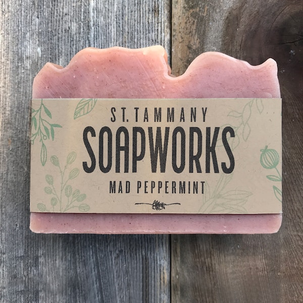 Peppermint Soap - Etsy