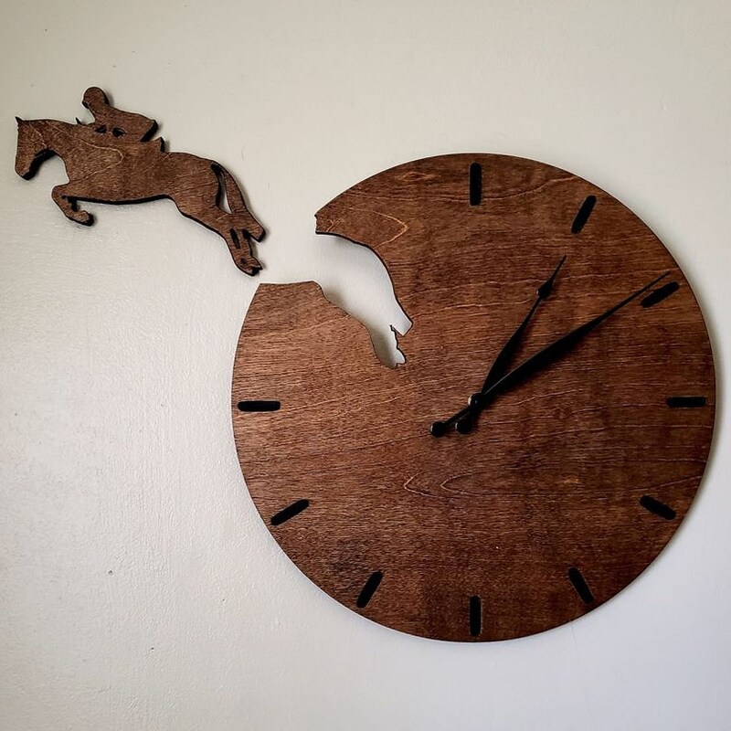 Horse Clock - Etsy
