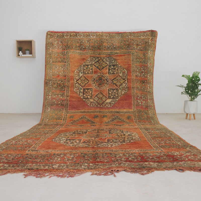 Large Vintage Rug - Etsy