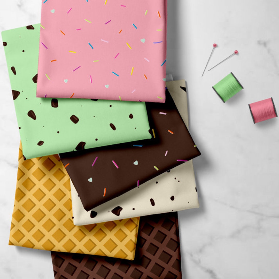 Ice Cream Seamless Pattern Bundle - Etsy