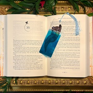 Translucent Acrylic Bookmark Delivery Otter - Original Illustration ...