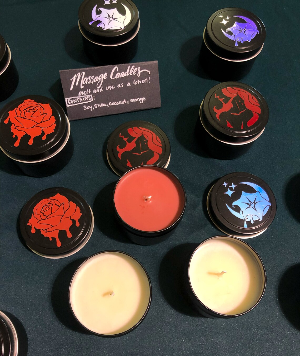 Moonflower Fairy Massage Lotion Oil Moisturizing Candle - Scents of ...