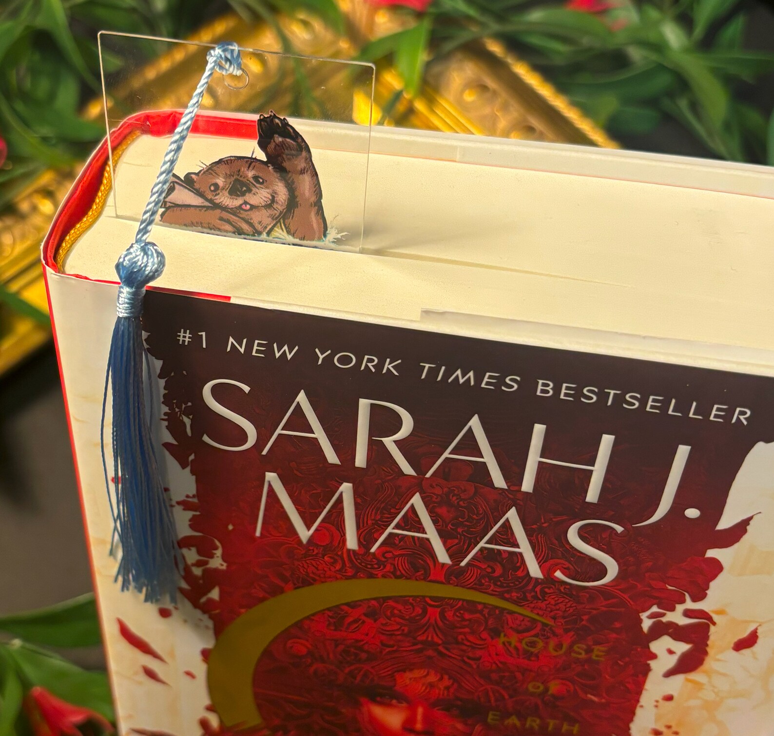 Translucent Acrylic Bookmark Delivery Otter Original Illustration Done ...