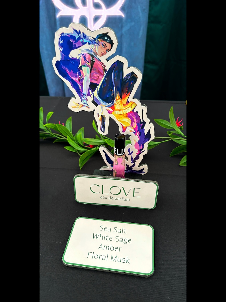 Clove VALORANT Inspired Fragrance Sea Salt, White Sage, Amber, Floral ...