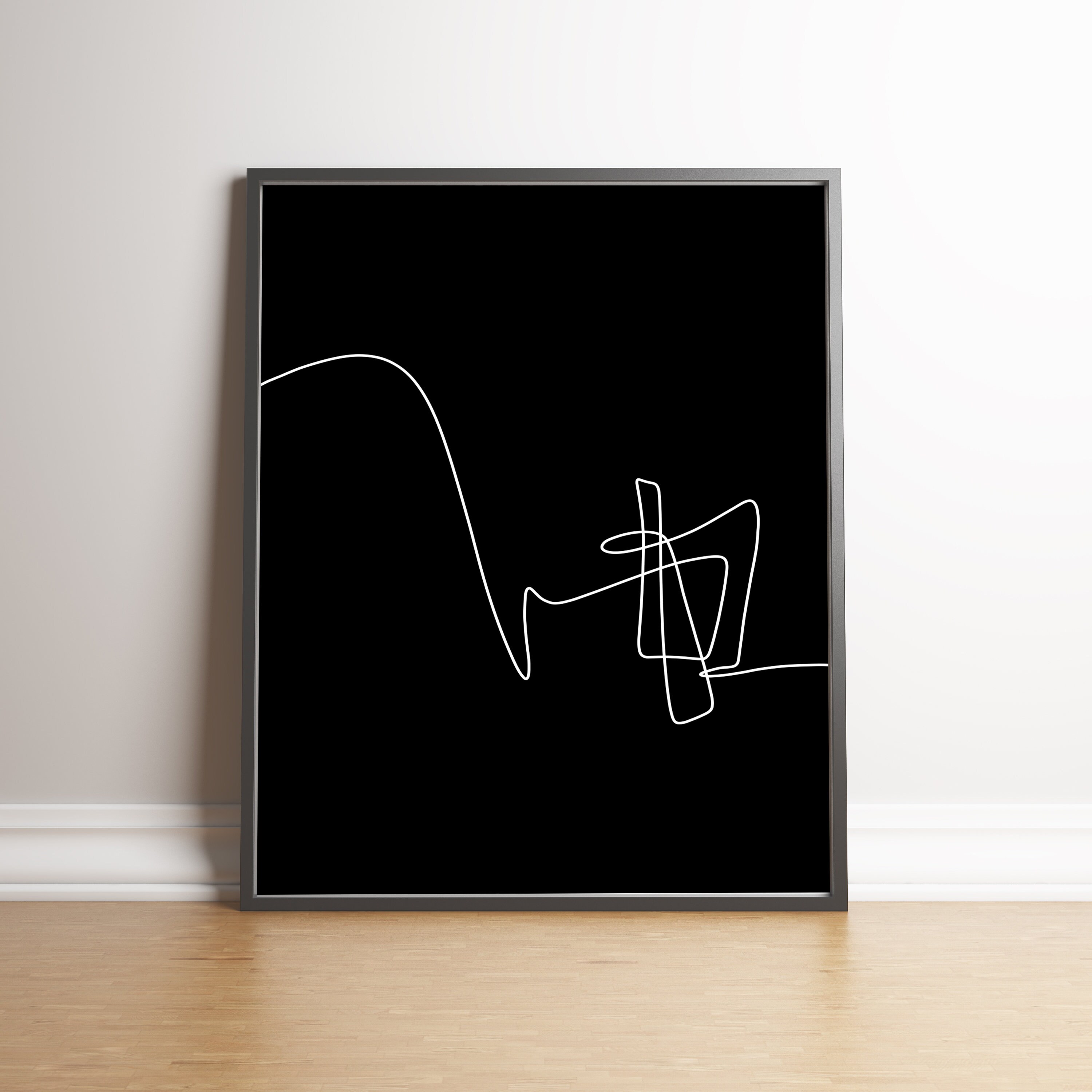 Minimalist Line Painting