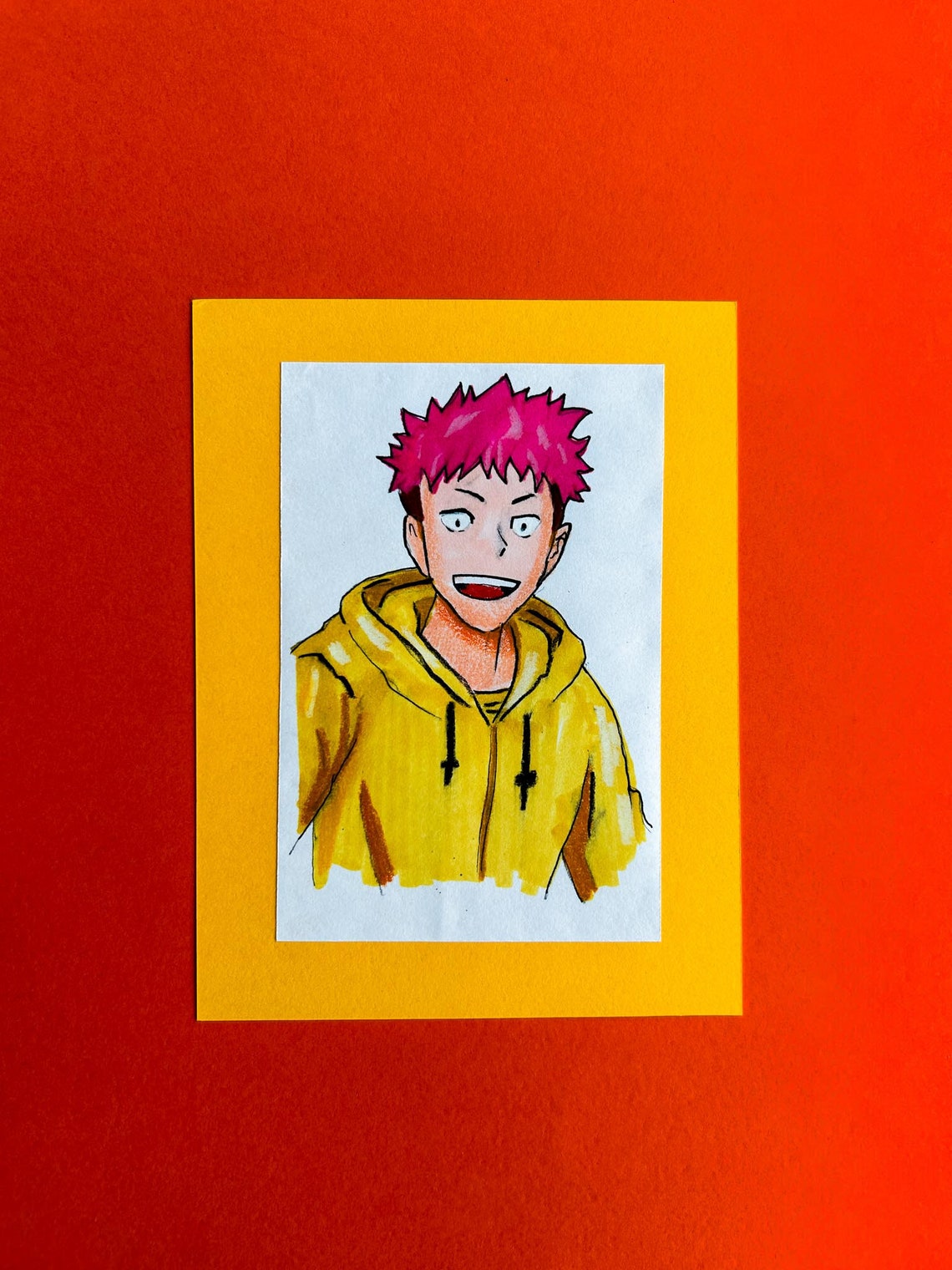 Happy Birthday Jujutsu Kaisen Card||handmade Card With Envelope||yuji ...