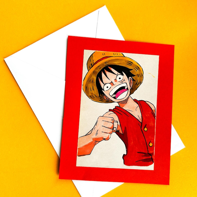 One Piece Valentine Cards - Etsy