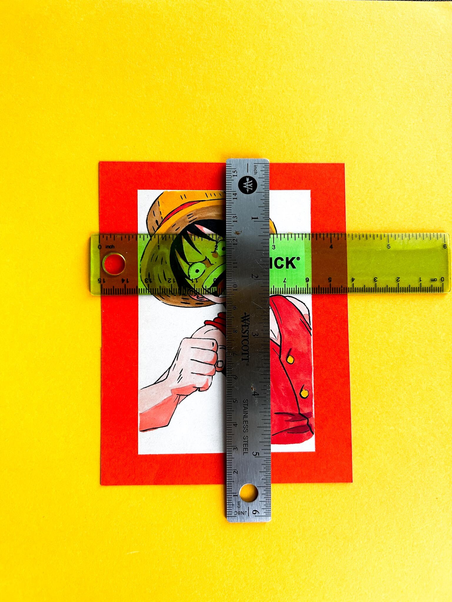 Handmade Personalized Luffy Anime Card||card With Envelope||one Piece ...