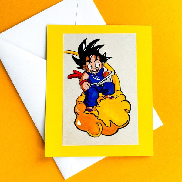 Dragon Ball Z Birthday Card - Etsy