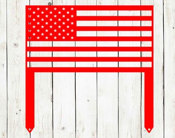American Flag Stake - Etsy