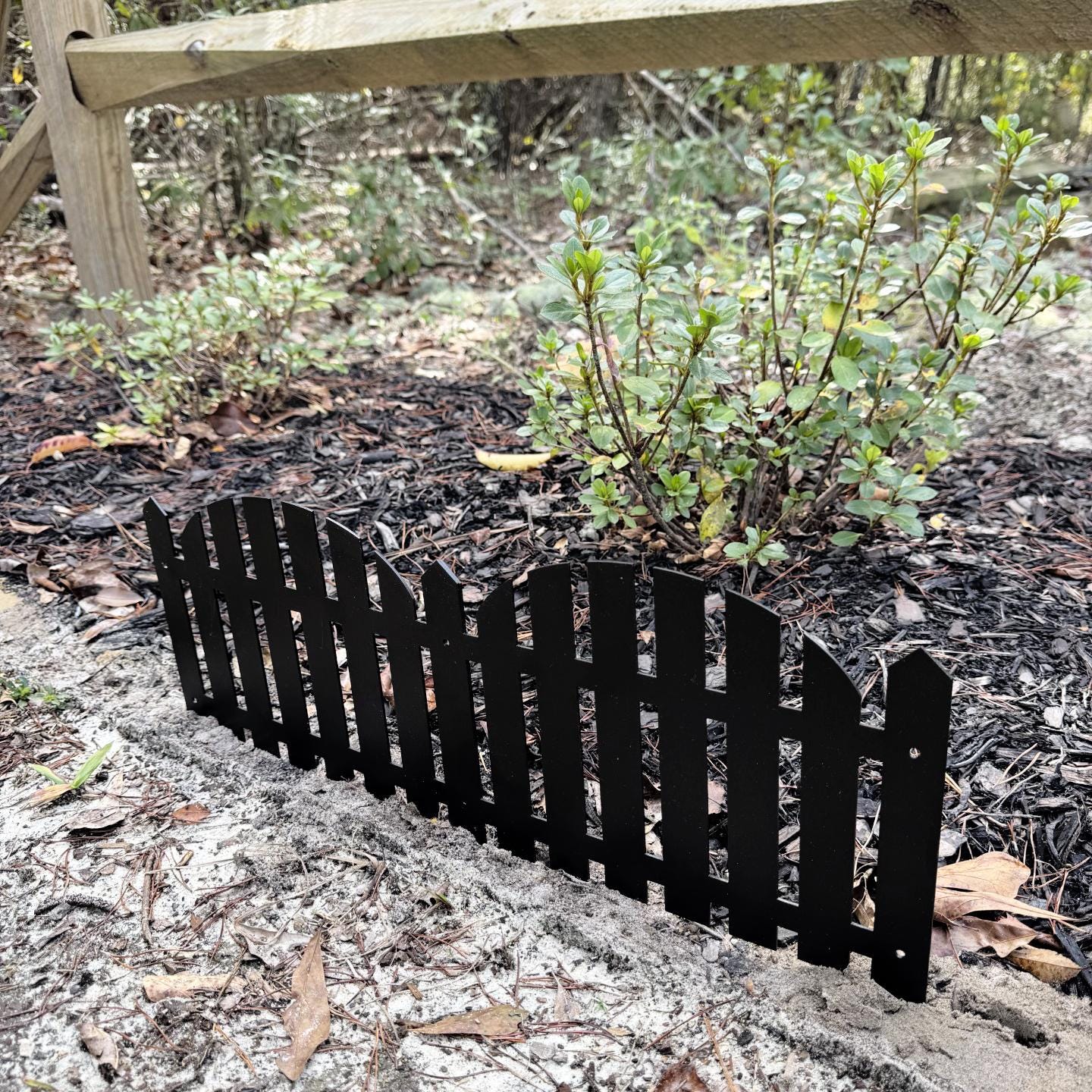 Metal Garden Edging, Garden Fence Decoration, Metal Garden Art, Metal ...