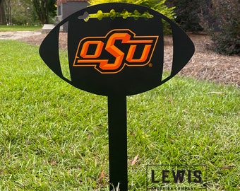 OSU Pistol Pete Yard Sign Oklahoma State University - Etsy