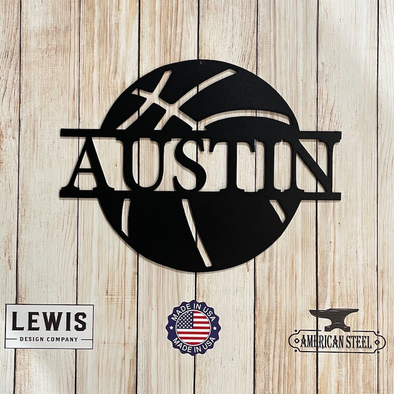 Basketball Sign - Etsy