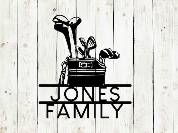 Golf Bag Custom Name Metal Sign Golf Sign Bar Sign 19th | Etsy
