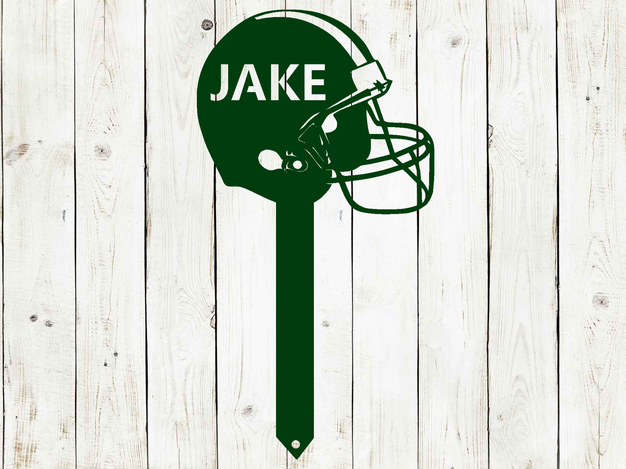 Football Helmet Custom Stake Metal Sign Football Football | Etsy