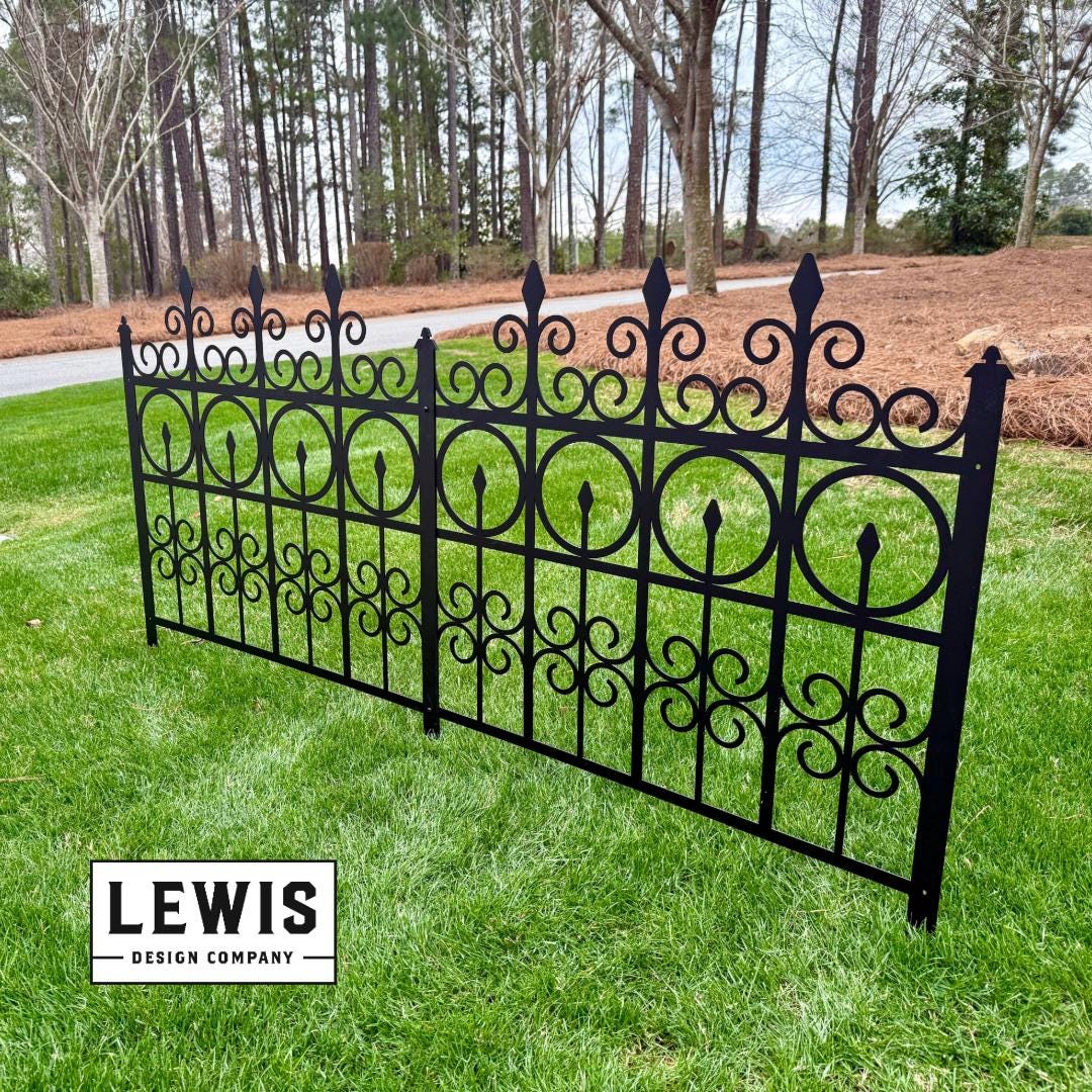 Decorative Metal Garden Edging, Garden Fence Decoration, Metal Garden ...