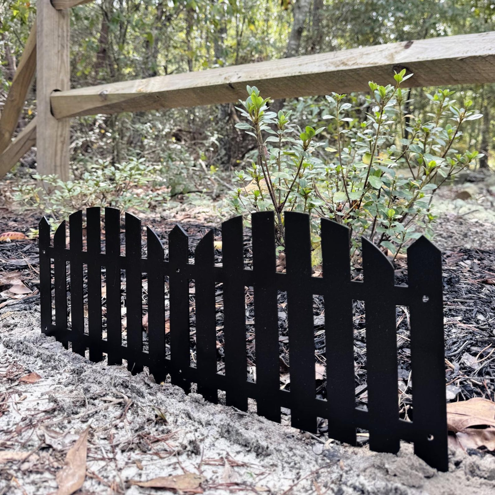 Metal Garden Edging, Garden Fence Decoration, Metal Garden Art, Metal ...