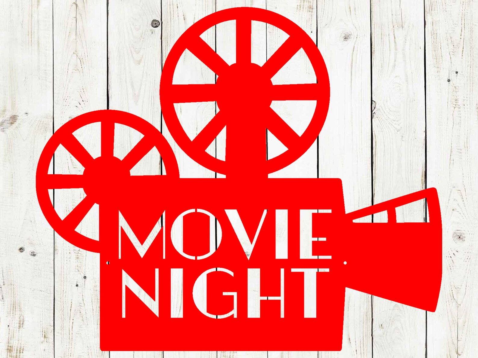 Movie Night Metal Sign Theatre Movie Sign Home Theater - Etsy