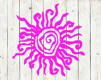 Wacky Sun Metal Wall Art | Etsy