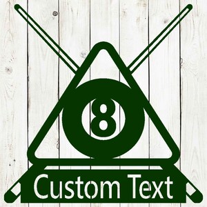 Pool Sticks Custom Name Metal Sign, Pool Sign, Bar Sign, Man Cave, Home ...