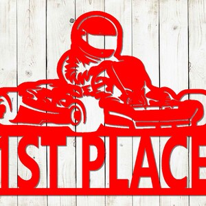 Go Kart Custom Name Sign, Go Kart Sign, Go Cart Sign, Kart, Cart, Go ...