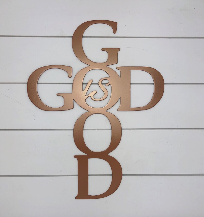 God is Good Metal Sign, Metal Wall Art, Metal Signs, Home Decor ...