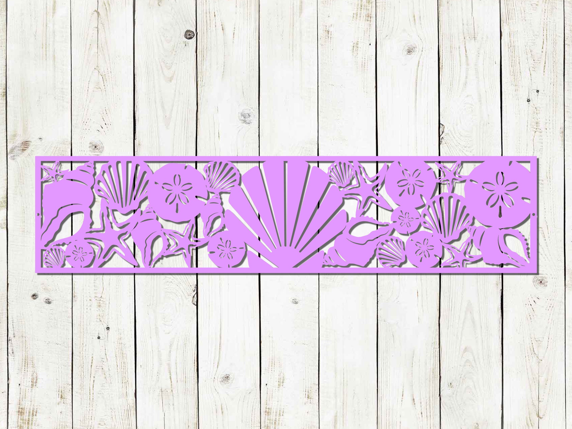 Sand Dollar Shell and Starfish Wall Art Seashells Beach - Etsy